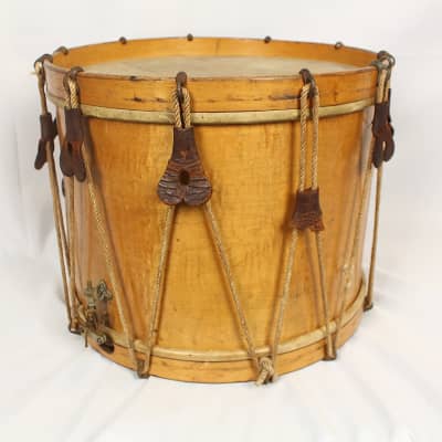 WWI Era Nokes & Nicolai Rope Tension Snare Drum 16" x 15" | Reverb