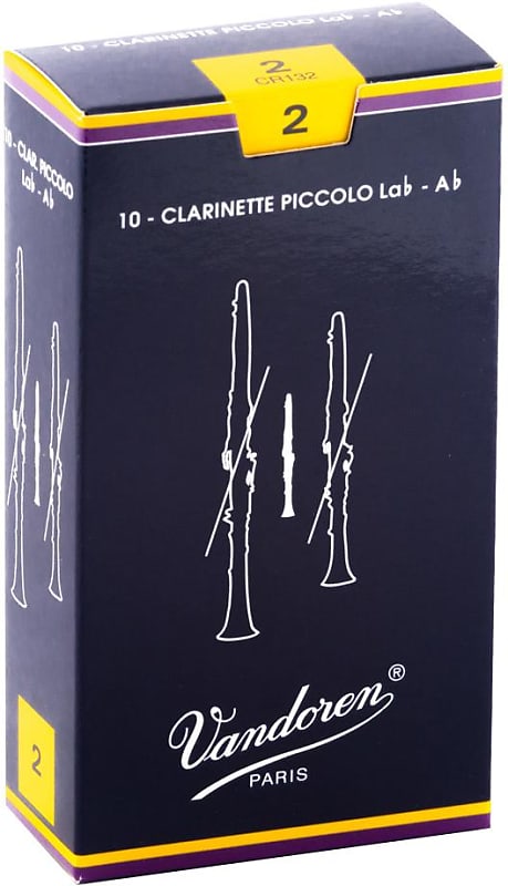 Vandoren CR132 Traditional Ab Clarinet Reed - 2.0 (10-pack) | Reverb