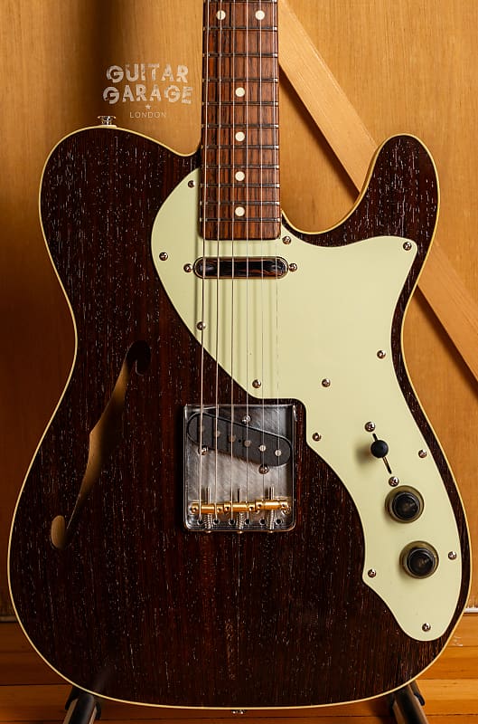 Fender Japan Telecaster neck on a custom Thinline Wenge | Reverb UK