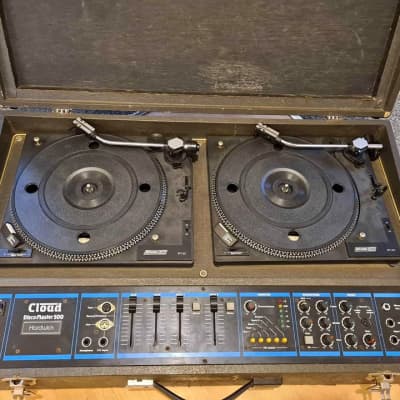 Vintage RARE twin turntables. Built in mixer and | Reverb UK