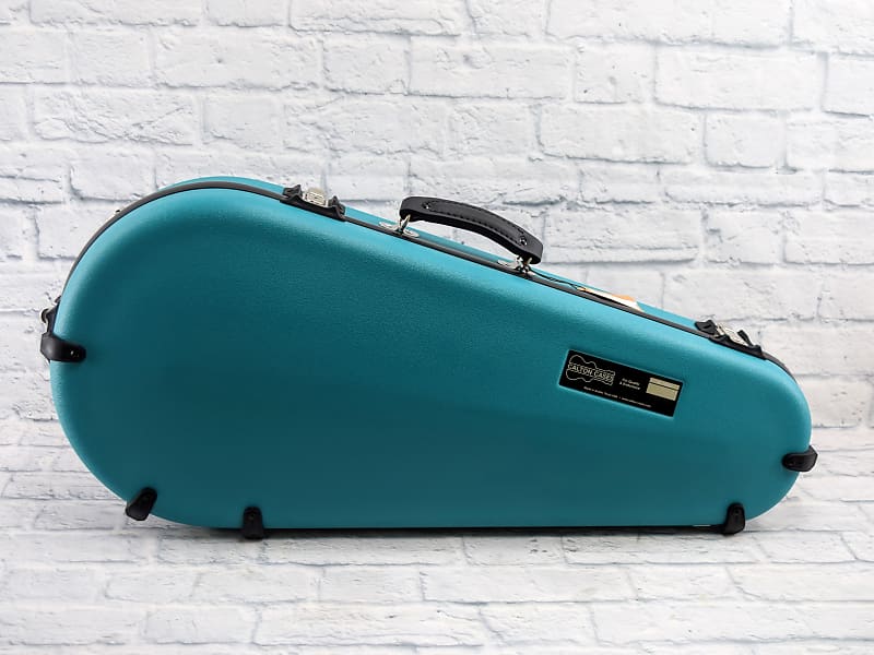 Calton Mandolin Case- Teal/Silver- Brand New | Reverb