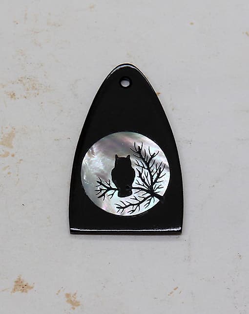 Truss Rod Cover with Owl Silhouette Inlay will fit PRS | Reverb