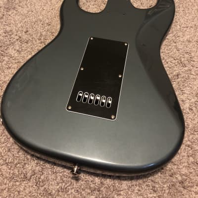 Warmoth Stratocaster 2019 Charcoal Frost w/ Evertune bridge | Reverb