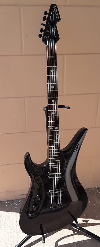 Schecter A5-X Celloblaster Diamond Series RARE Left handed | Reverb