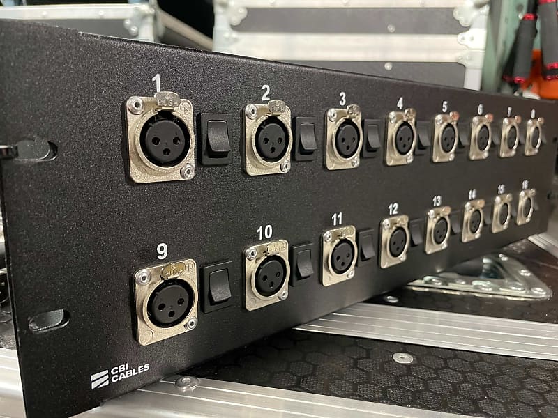 CBI Cables 16 Ear Splitter Snake Box Rack w/ 5ft/30ft | Reverb