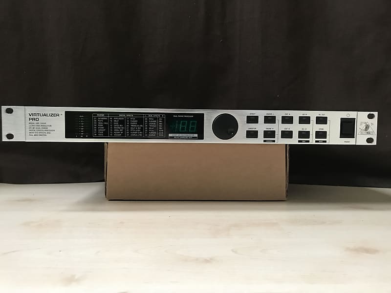 Behringer virtualizer pro DSP1000P Brushed aluminium | Reverb