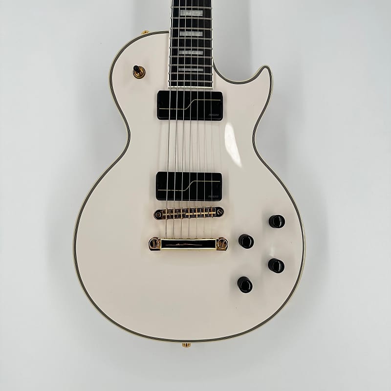 Epiphone Les Paul Custom Matt Heafy 7-String - Bone White | Reverb