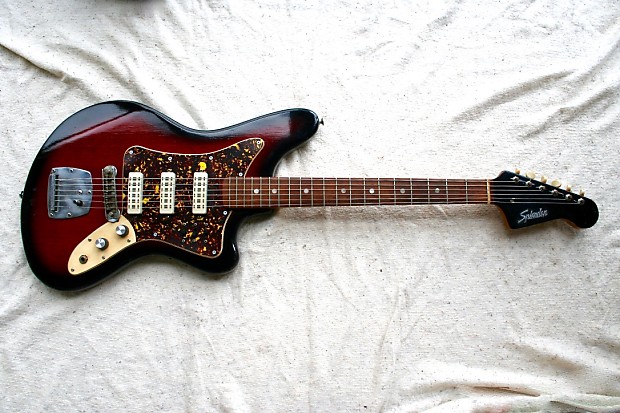 Splendor By Hitachi Jaguar/Jazzmaster 1960's 2-Tone | Reverb