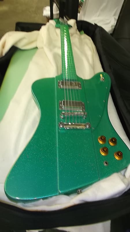 Epiphone Firebird 2015 Green Firemist Custom Color PPG | Reverb