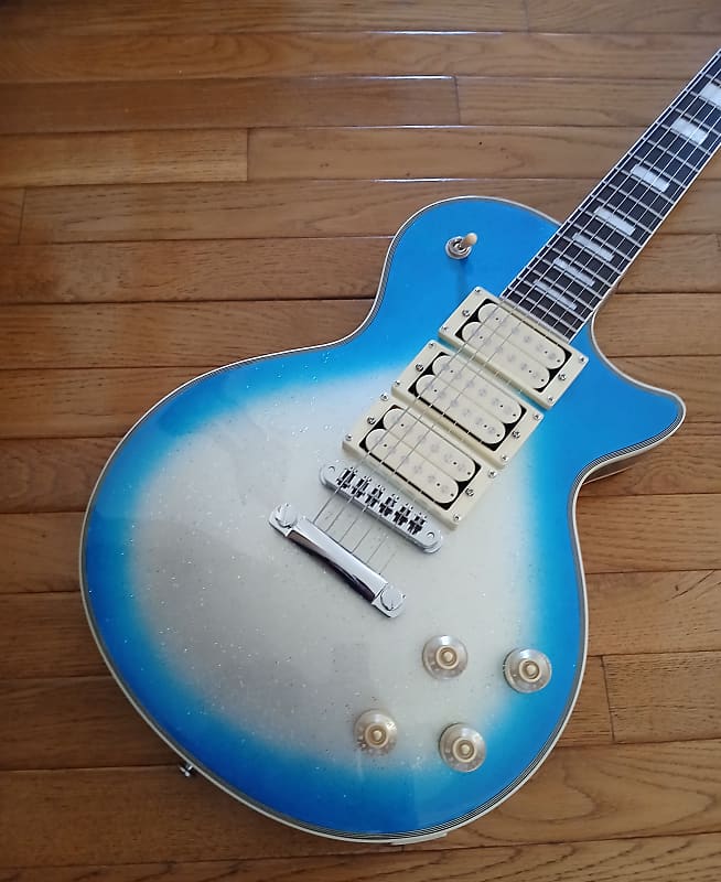 Firefly Ffsp Lp Ace Frehley - Blue into silver sparkle | Reverb