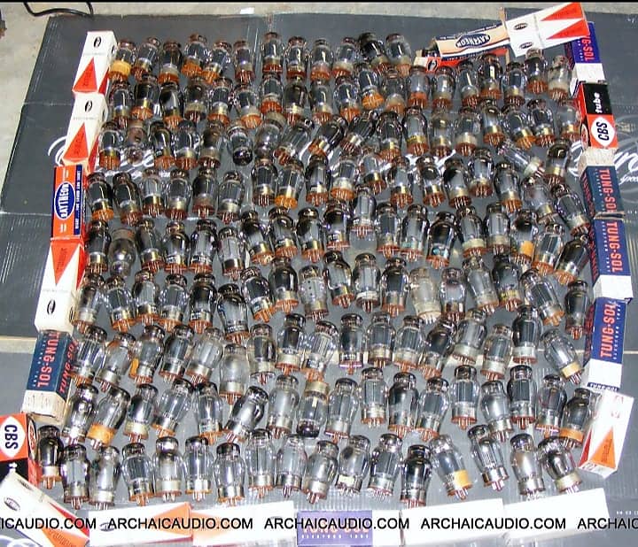 50 PCs. Genuine USA made Tungsol tung-sol 6550 solid plate | Reverb