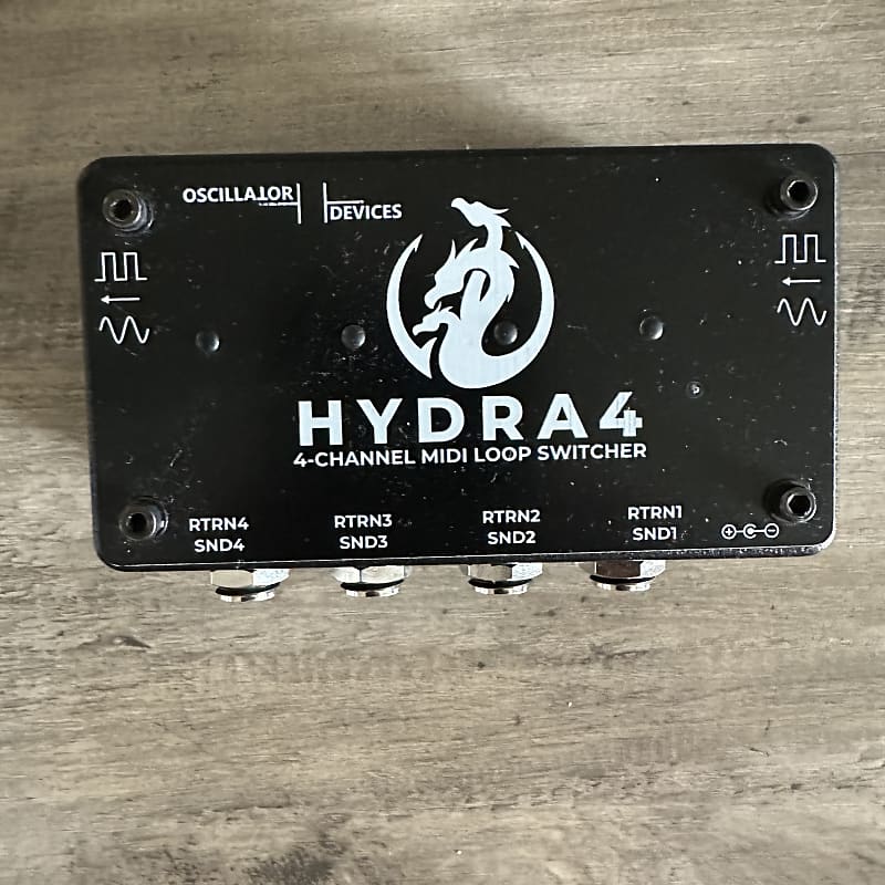 Oscillator Devices Hydra4 midi loop switcher 2020's - Black | Reverb