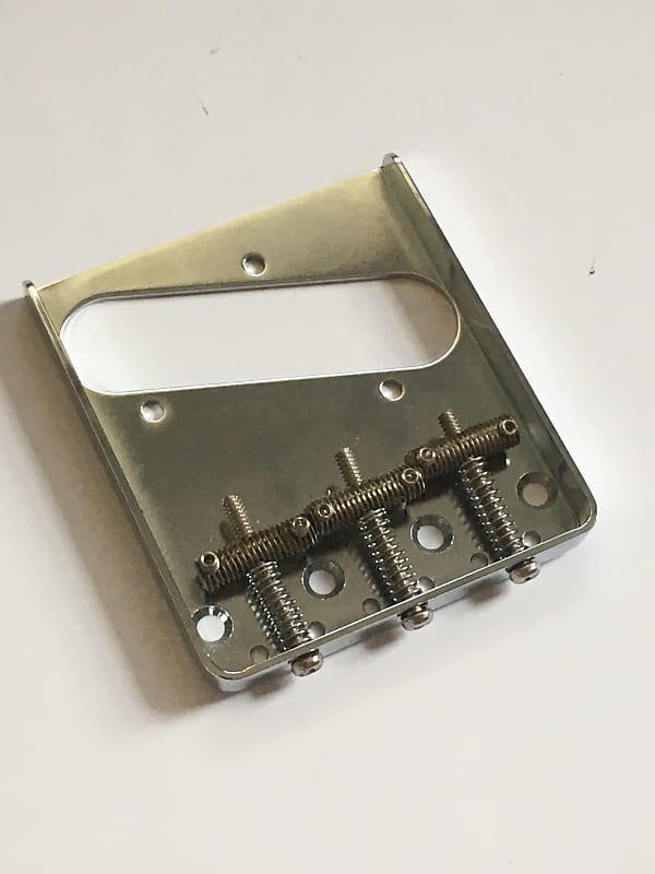 Vintage Reissue Tele Chrome Bridge + Threaded Saddles Ashtray | Reverb