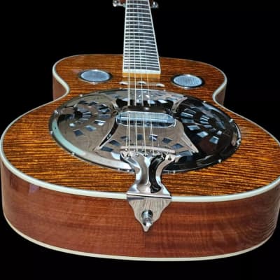 MAPLE FLAMED 12 STRING ACOUSTIC DOBRO RESONATOR GUITAR | Reverb