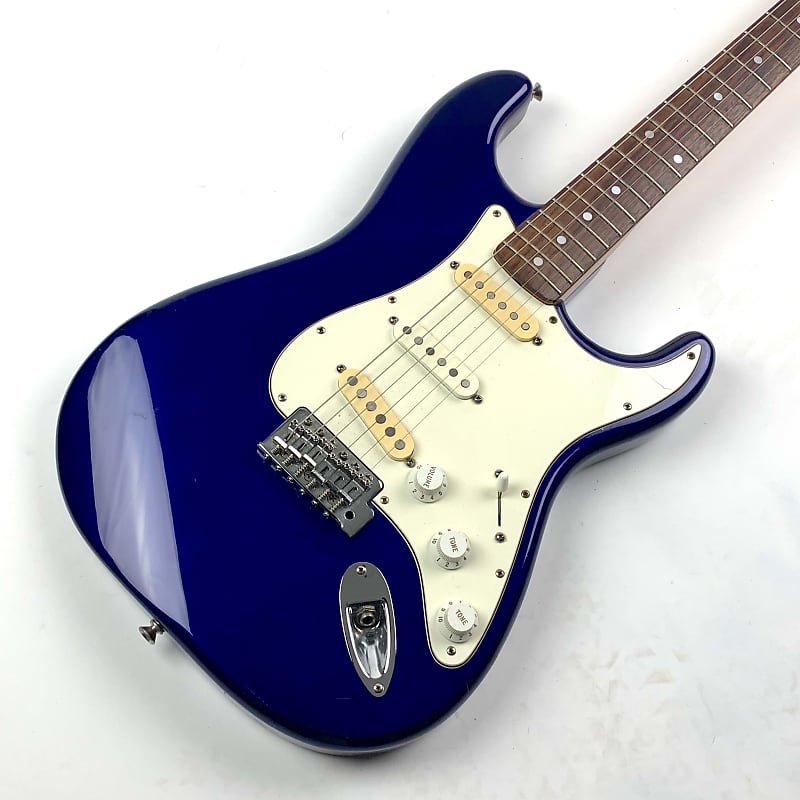 Fernandes MIJ Strat Dark Blue Finish | Reverb