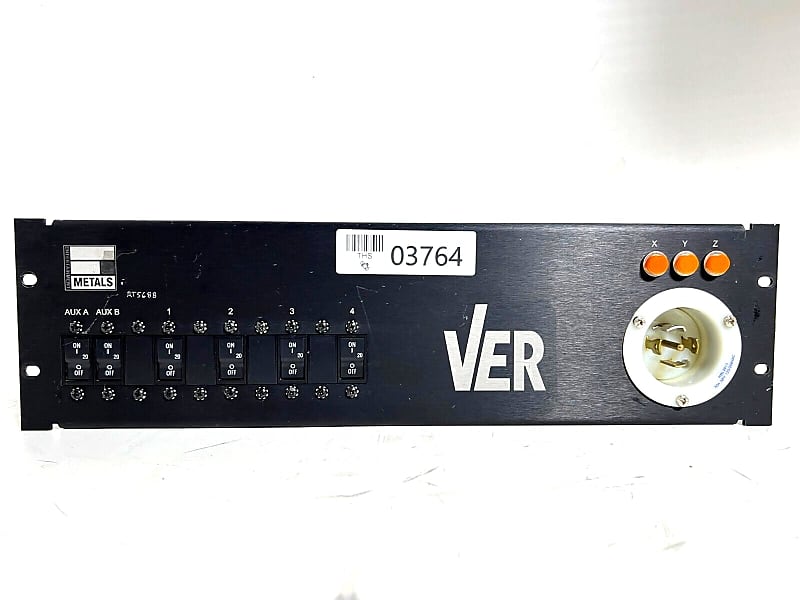 VER HBL2815 30A 3Øy 120/208Vac Rack Mount Power Distro #03764 | Reverb