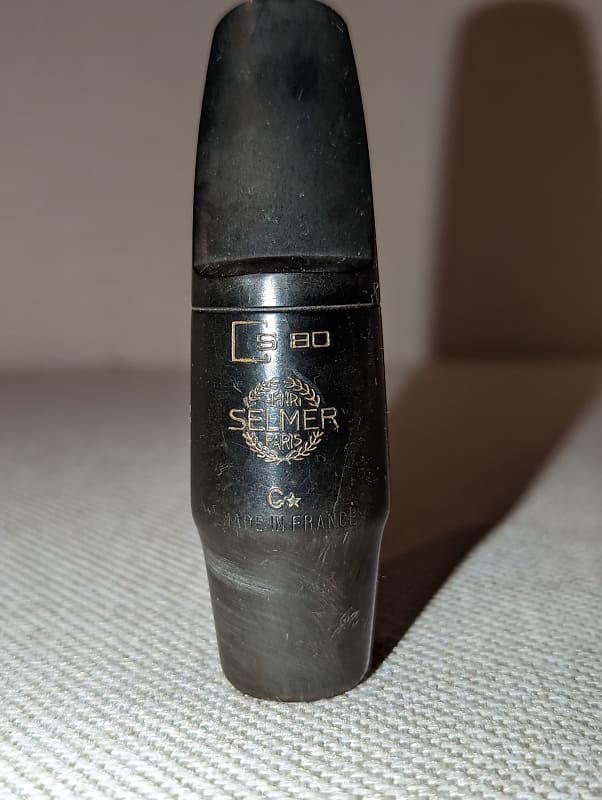 Selmer S-80 C* Alto Sax mouthpiece 1984-1987 - Black | Reverb
