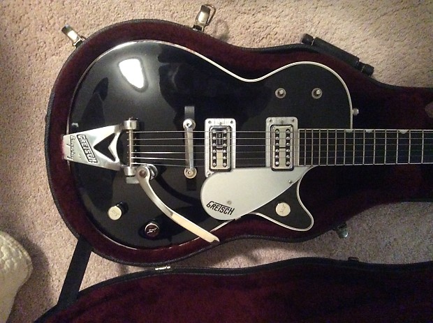 Gretsch Duo Jet 6128t 2007 Black | Reverb