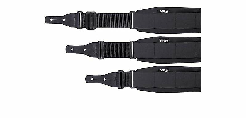 Comfort Strapp, Black w/ Dark Blue Pad *LONG | Reverb