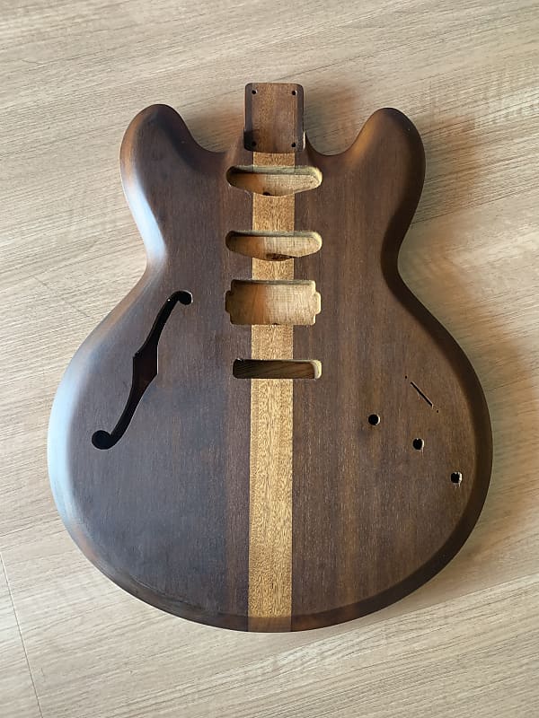 Weasel Guitars ES-335/Strat HSS Semi hollow Body Brazilian | Reverb