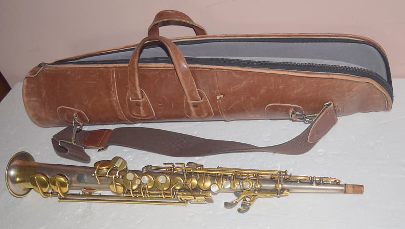 Conn Bb Soprano Saxophone 1926 - Rare Gold/Silver #1 | Reverb