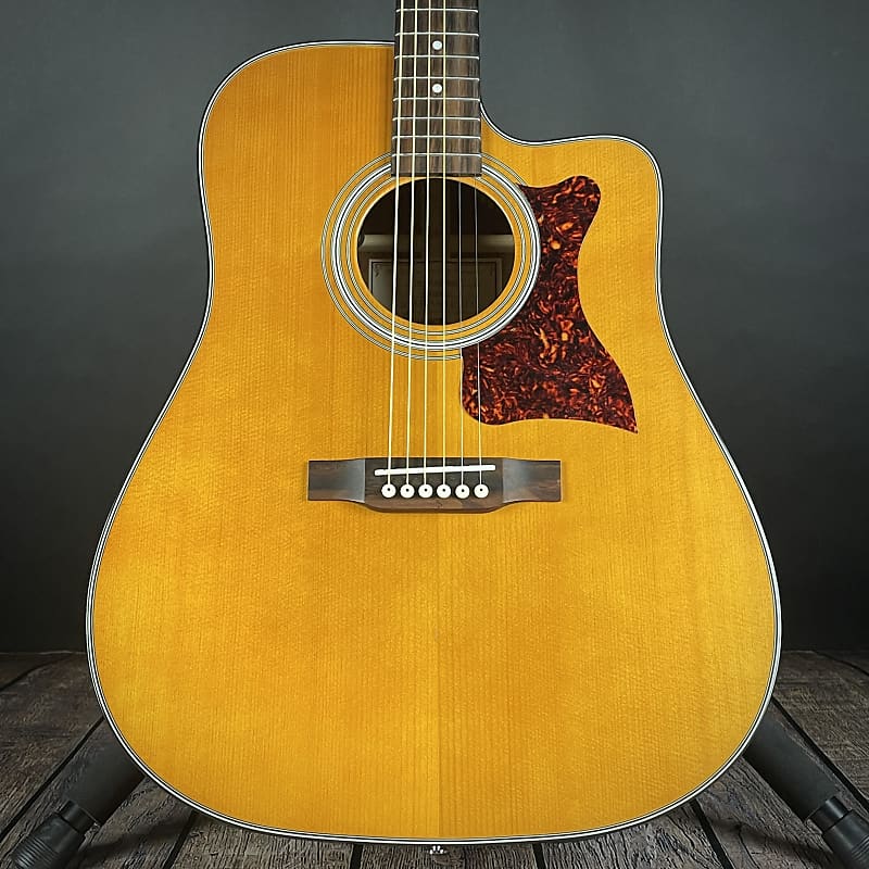 Epiphone Masterbilt DR-400MCE- Natural | Reverb