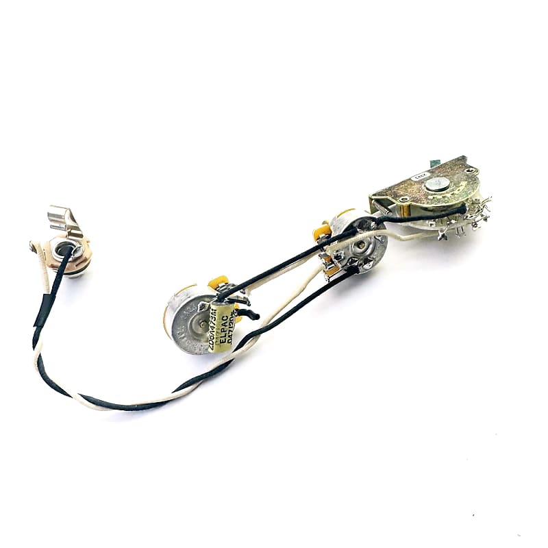 Fender Telecaster 4-Way Modern Wiring Harness, .047 Yellow | Reverb