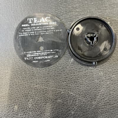 TEAC 1/4” 10.5 nab adapter and reel adjusting disc single | Reverb