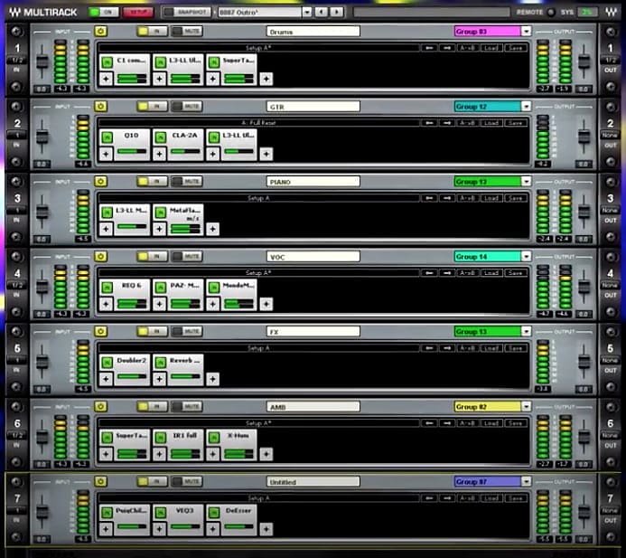 Waves MultiRack Native and SoundGrid with Extra Plugins | Reverb