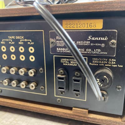 Sansui RA-500 Reverberation Amplifier 1970s | Reverb