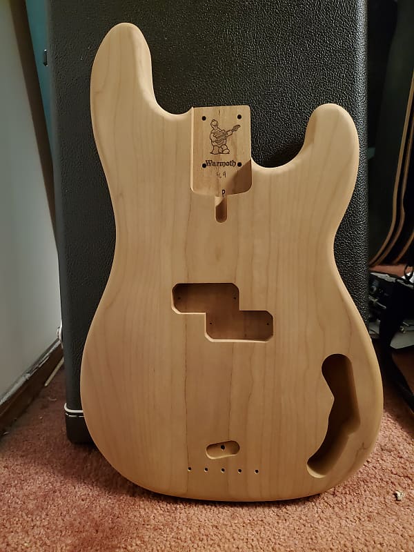 Warmoth P Bass Body 2020-2022 - Unfinished Roasted Alder | Reverb