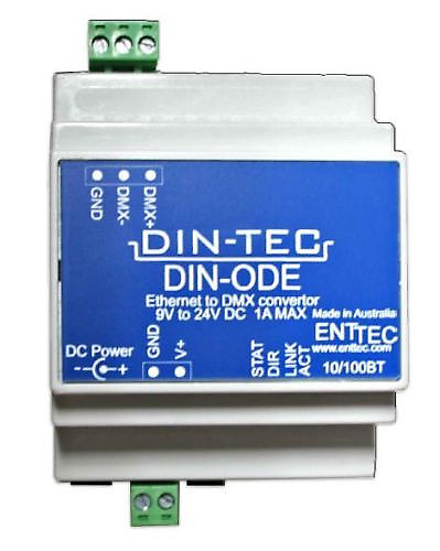 Enttec 71010-ENTTEC,DIN-ODE DMX Over Ethernet Node | Reverb