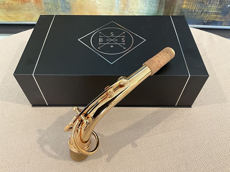 Boston Sax Shop Heritage Alto Neck 2023 - 18K Gold Platted | Reverb