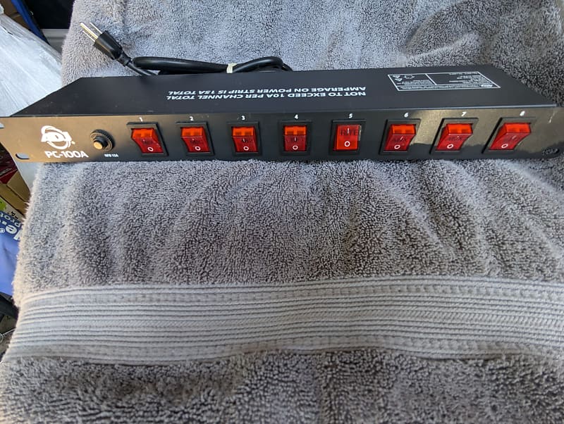American DJ PC-100A 8-Channel Lighted Power Center 2010s - | Reverb
