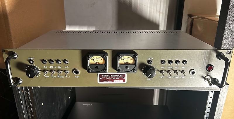 Arsenal Audio by API MP-R20 2 channel microphone preamp (unit | Reverb