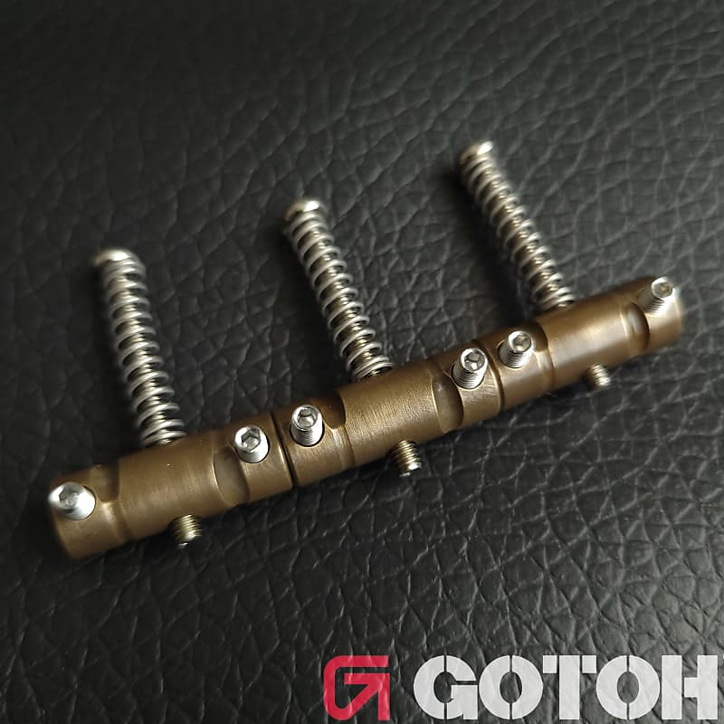 GOTOH In-Tune BRASS Compensating Saddles Fender Telecaster | Reverb