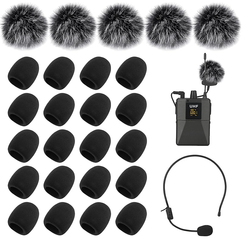 25 Packs Microphone Windscreen, Microphone Foam Cover, | Reverb UK