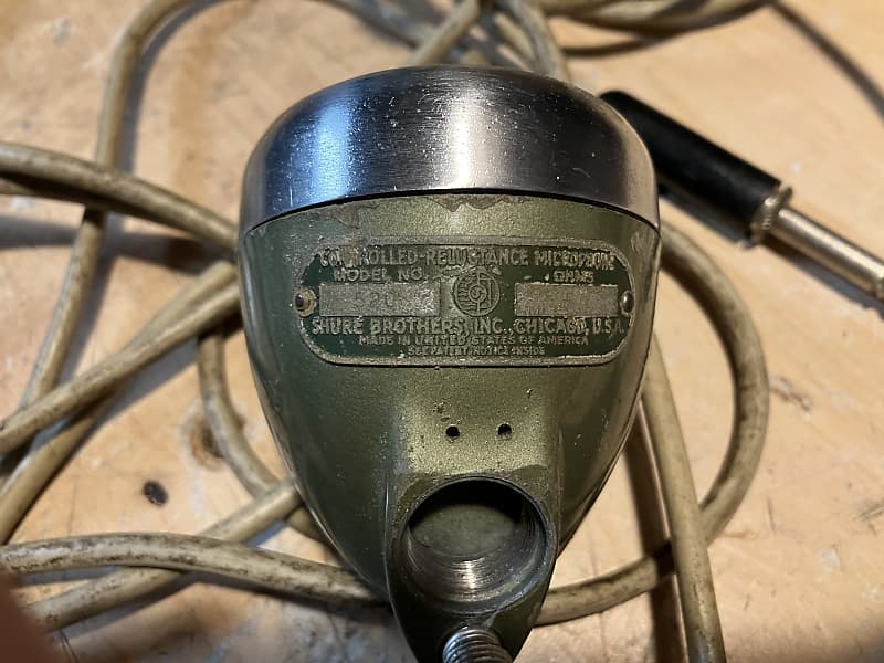 1952 Shure 520 bullet mic | Reverb