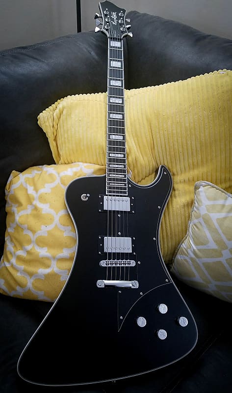 Hagstrom Fantomen Solid Body Black Gibson RD Style Electric | Reverb