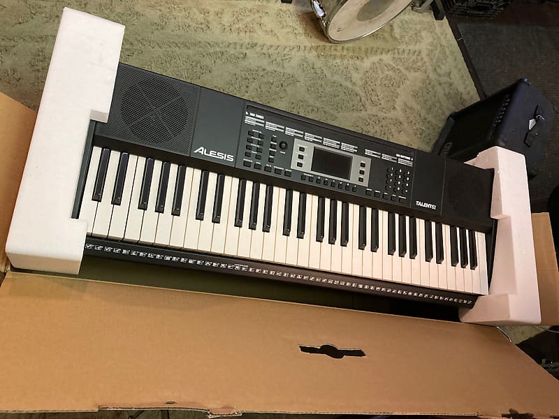 ALESIS Student 61 Key portable practice keyboard w/ bench mic | Reverb