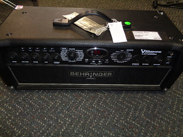 new old stock Behringer LX1200H Vampire Virtual Amplification | Reverb