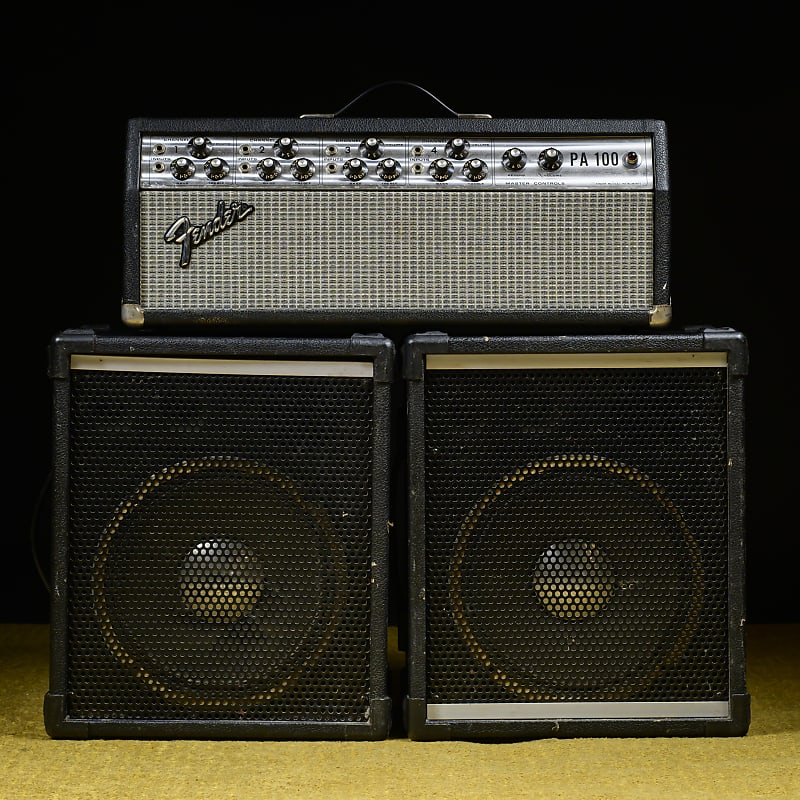 Fender PA-100 W/ JBL Loaded 1x12s 1970s | Reverb