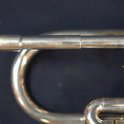Holton ST550 MF Maynard Ferguson Admiral Silver Bb Trumpet - | Reverb
