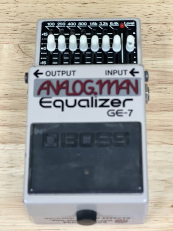 Boss GE-7 EQ w/ Analogman Mod "Black Label" - | Reverb