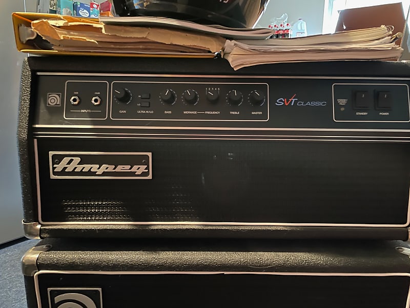 Ampeg SVT-CL Classic Series 300-Watt Tube Bass Amp Head 2007 | Reverb