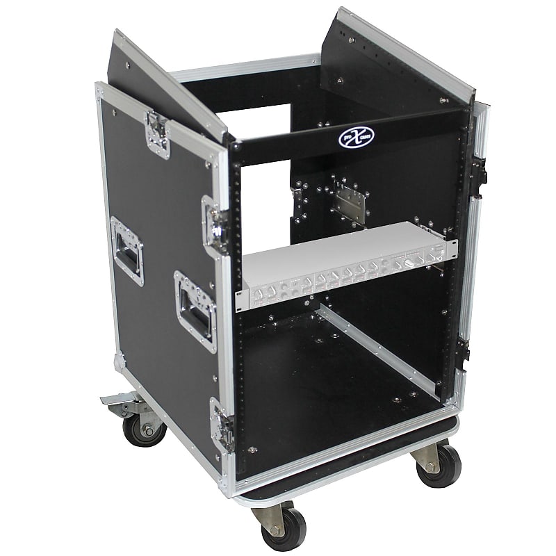 ProX T-14MRSS 14U Rack x 10U Top Mixer DJ Combo Flight Case | Reverb
