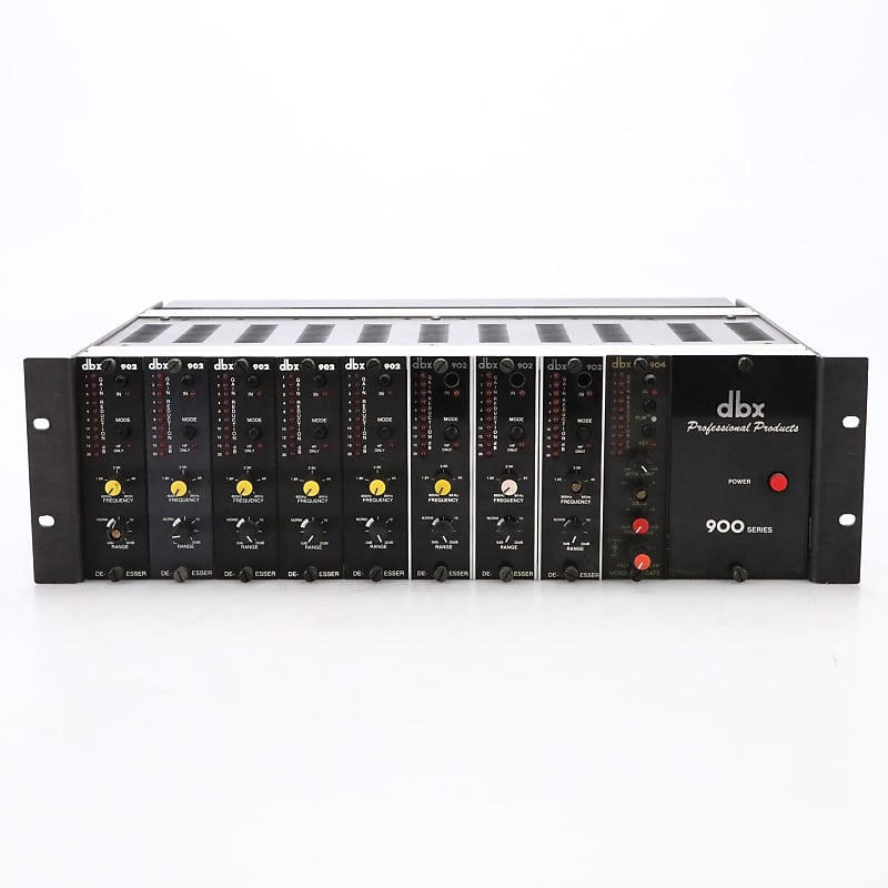 DBX Professional 900 Series Rack 8 902 De-esser & 1 904 Noise | Reverb