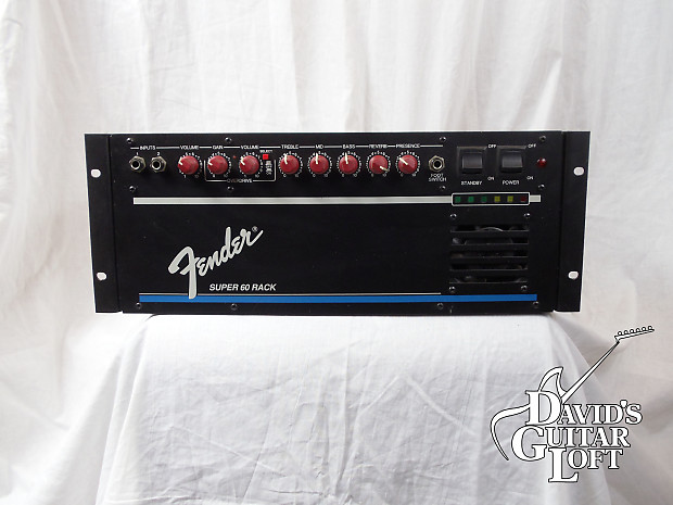Fender Super 60 Rack Tube Head | Reverb