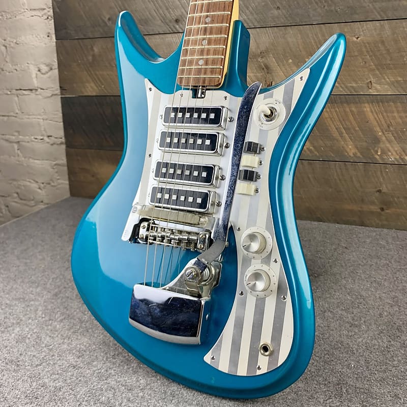 Vintage Teisco Shark Fin 60's ET-460 Guitar | Reverb