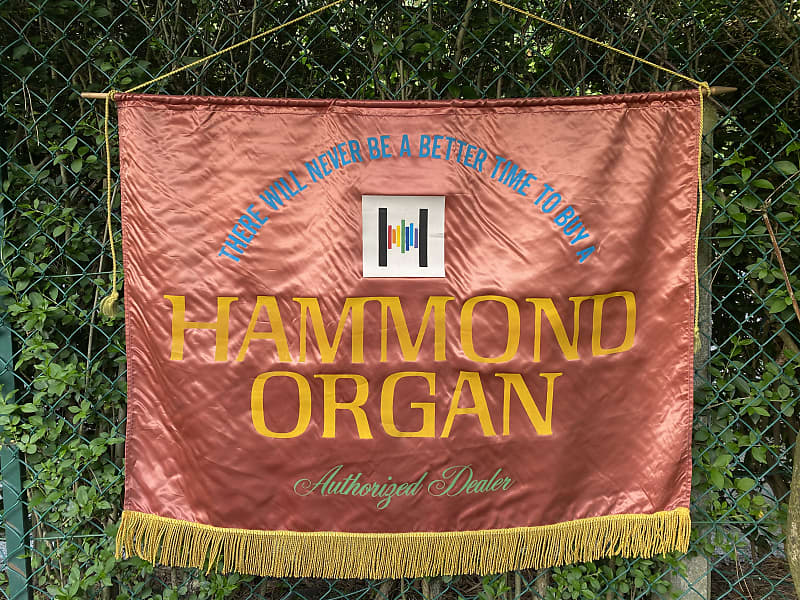 Hammond Dealer banner 60s | Reverb